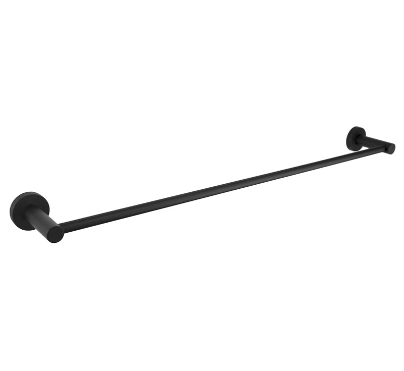 Mirage Single Towel Rail Matte Black — The Blue Space